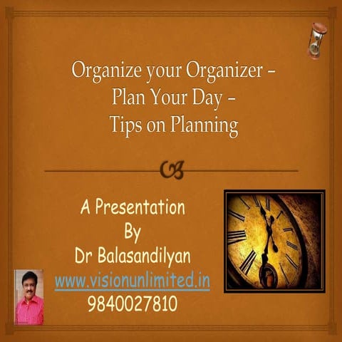 Planning & Organizing | PPTX