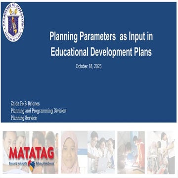 PLANNING PARAMETERS FY 2024.pppppppppptx | PPTX