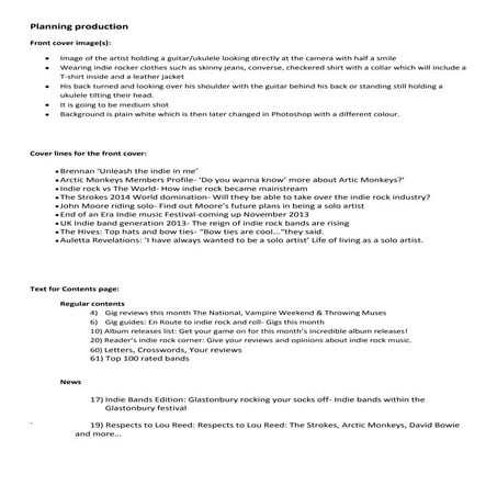 Front cover, DPS and contents page annotations | PPTX