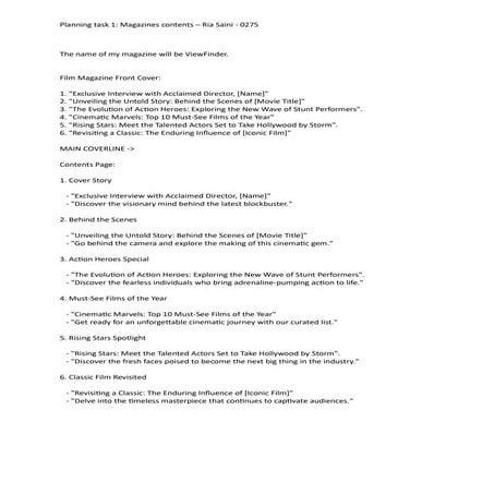 Brand Image and House Style Of Magazines | PPTX