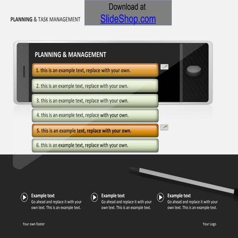 Planning & task management | PPT