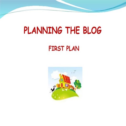 Planning the blog | PPT