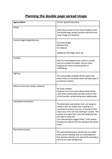 Photography planning | PPT