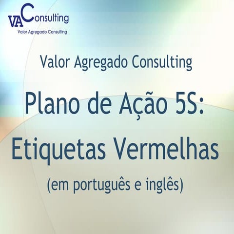 Plano de Ação 5S Etiquetas Vermelhas v3 | PDF