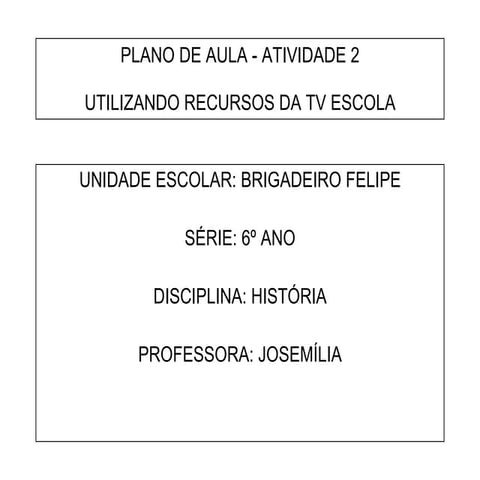 Plano de aula | PPT