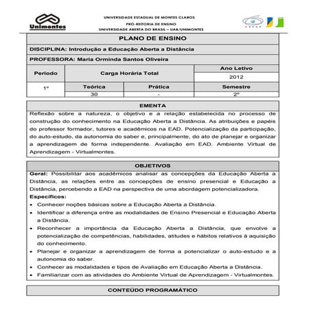 Plano de ensino-_introducao_a_educacao_distancial-orminda | PDF