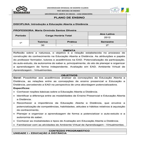 Plano de ensino-_introducao_a_educacao_distancial-orminda | PDF