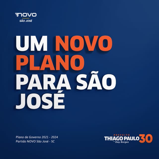 Plano de Governo - Thiago Paulo - Day Borges | PDF