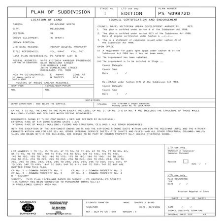 Plan of subdivision | PDF | Real Estate