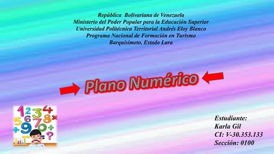 Plano numerico | PPT