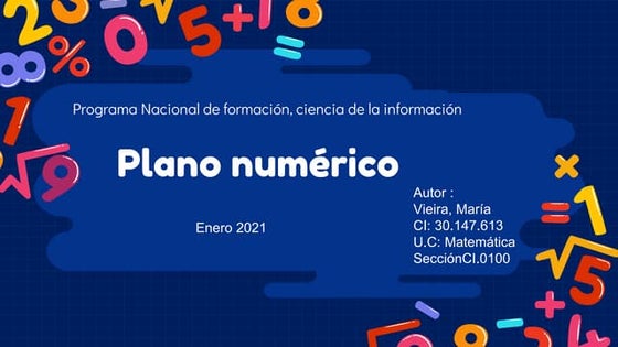 Planos numericos | PPT