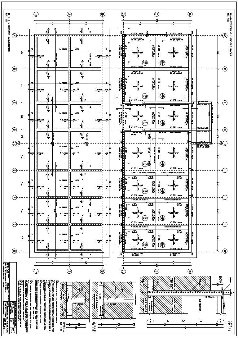 Planos de estructuras