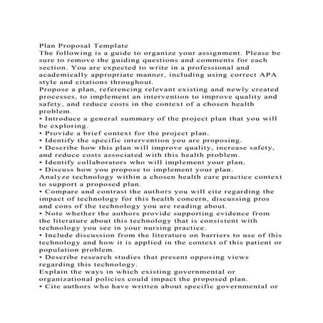 Plan Proposal TemplateThe following is a guide to organize your .docx