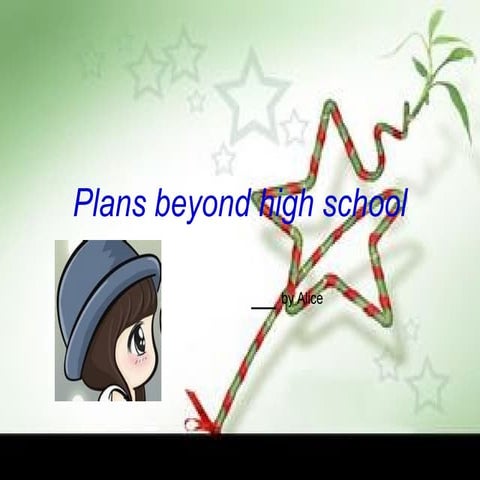 Plans Beyond High School | PPT