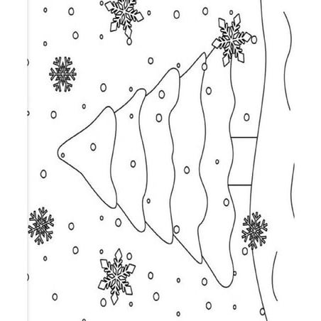 Planse de colorat Craciun - brad 4.pdf