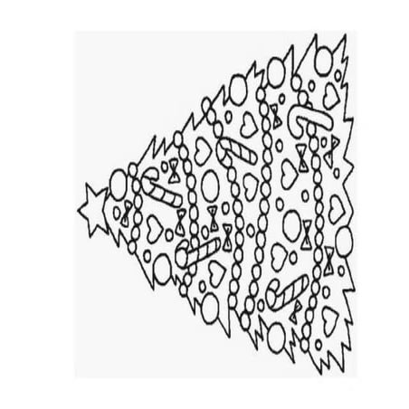 Planse de colorat Craciun - brad 5.pdf