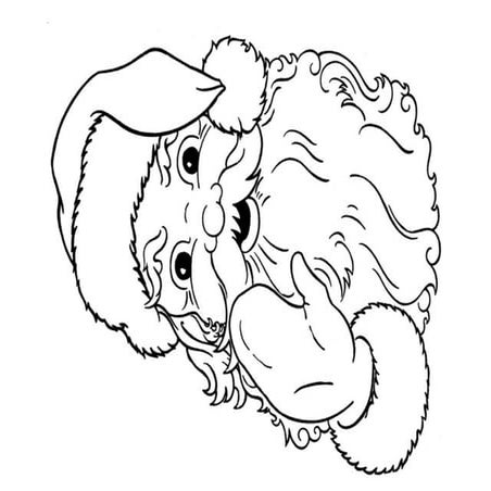 Planse de colorat Craciun - Mos Craciun 4.pdf