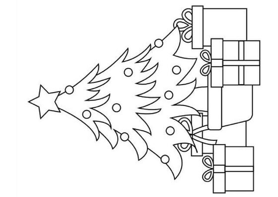 Planse de colorat Craciun brad 3.pdf