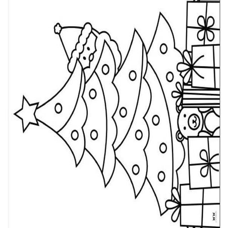 Planse de colorat Craciun brad 2.pdf