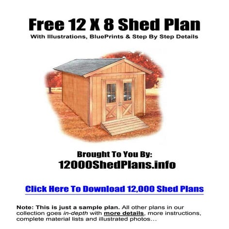 Plans for a shed | PDF | Free Download