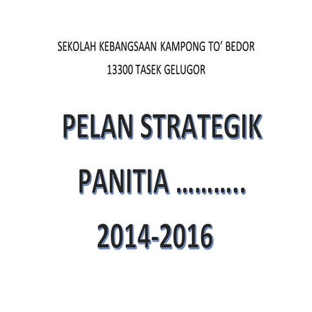 Plan strategik 2013 | DOCX