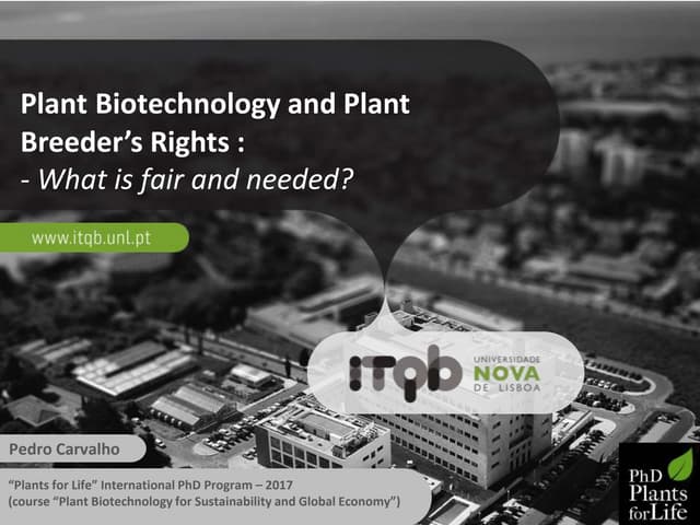 Plant Breeders' Rights | PPTX