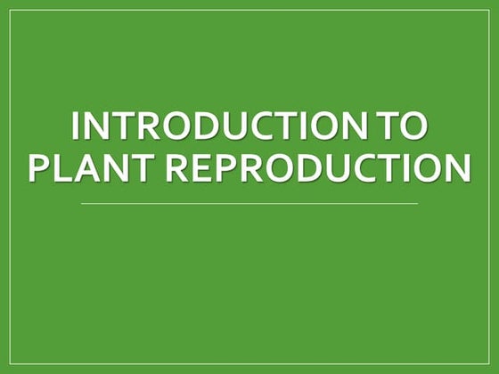 Life cycle of flowering plants | PPT
