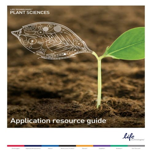 Plant Sciences Applications Resource Guide | PDF