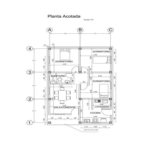Planta acotada | PDF