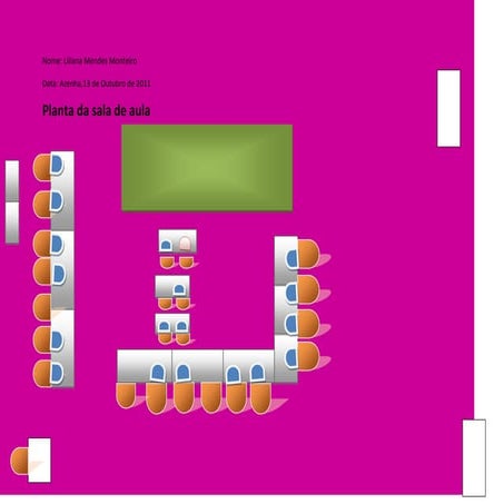 Planta da sala de aula | DOCX