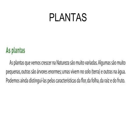Plantas | PPT