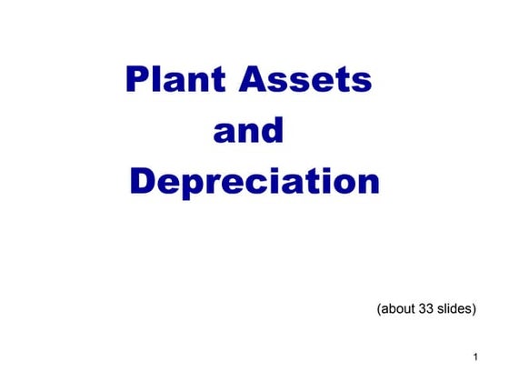 Chapter 16 depreciation methods | PPT