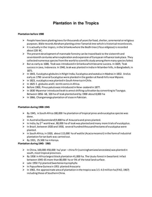 Tree plantation | PPT