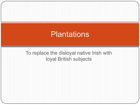 Tree plantation | PPTX