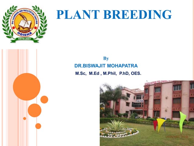 Plants and animal breeding: improvement Management | PPTX