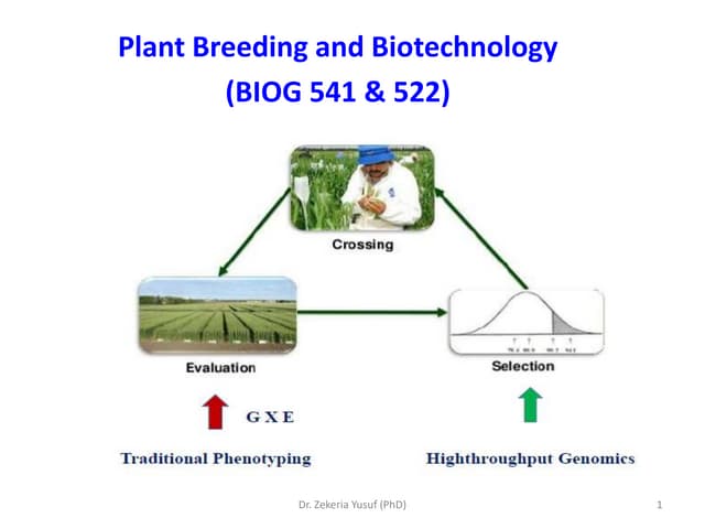 Introduction to plant breeding, History and Achievements | PPTX