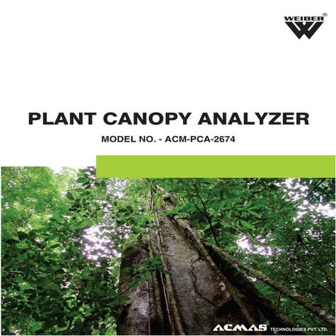 Plant Canopy Analyzer by ACMAS Technologies Pvt Ltd. | PDF