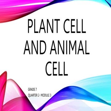 PLANT CELL AND ANIMAL CELL grade 71.pptx