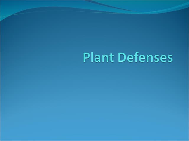 Avs defense responses of plants to pathogen | PPTX