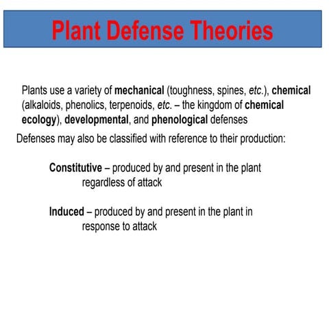 Plant Defense Theories Entomology Presentation.pptx