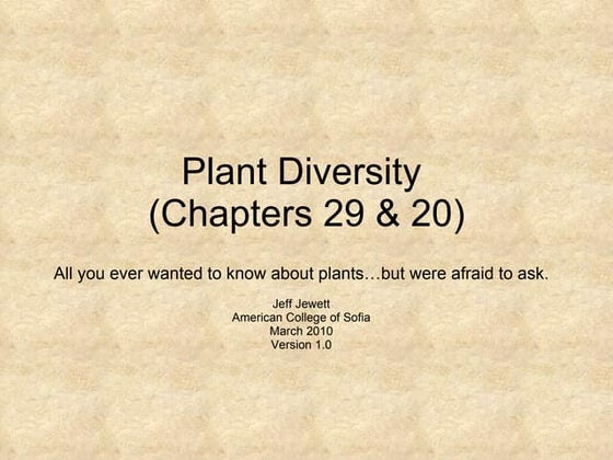 Plantdiversity | PPT
