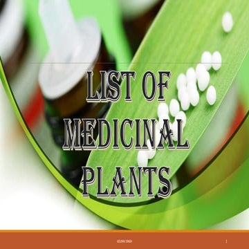Plant drug | PPT