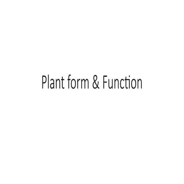 Plant form & Function.pptx documention covering certain plant and fauna ...