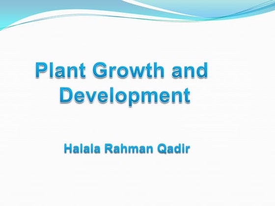 Introduction to principles of plant physiology | PPT