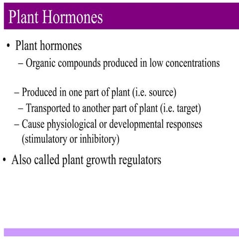 artificial plant hormones | PPTX