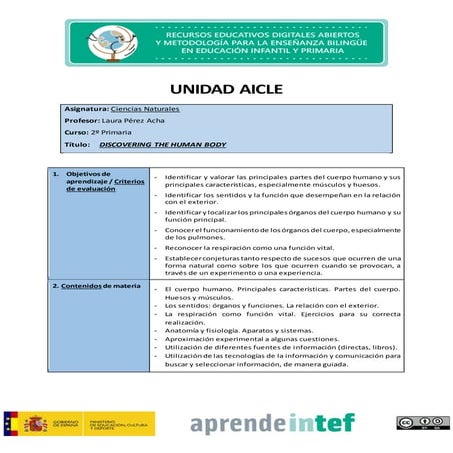 Discovering the human body unit | PPT