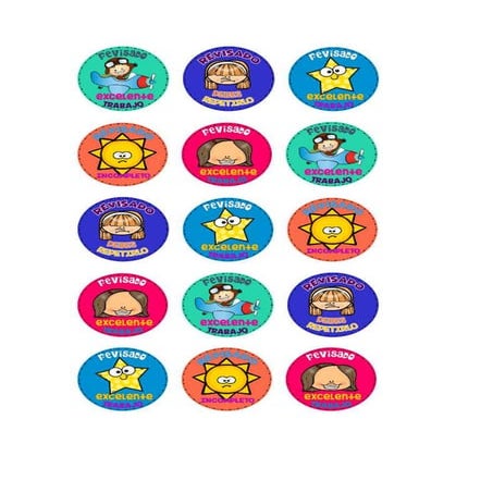 Plantilla de sticker | DOCX
