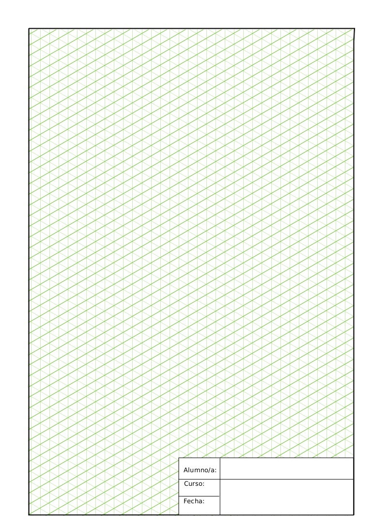 Plantilla isometrico vert