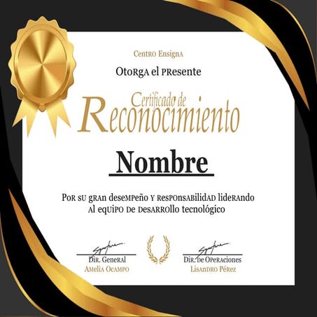 Plantillas De Certificado De Reconocimiento En Blanco