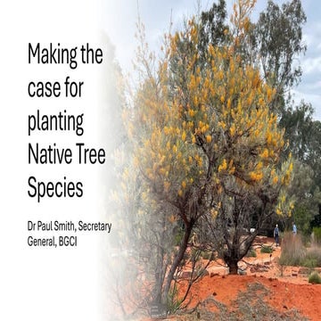 Making the case for planting Native Tree Species | PDF